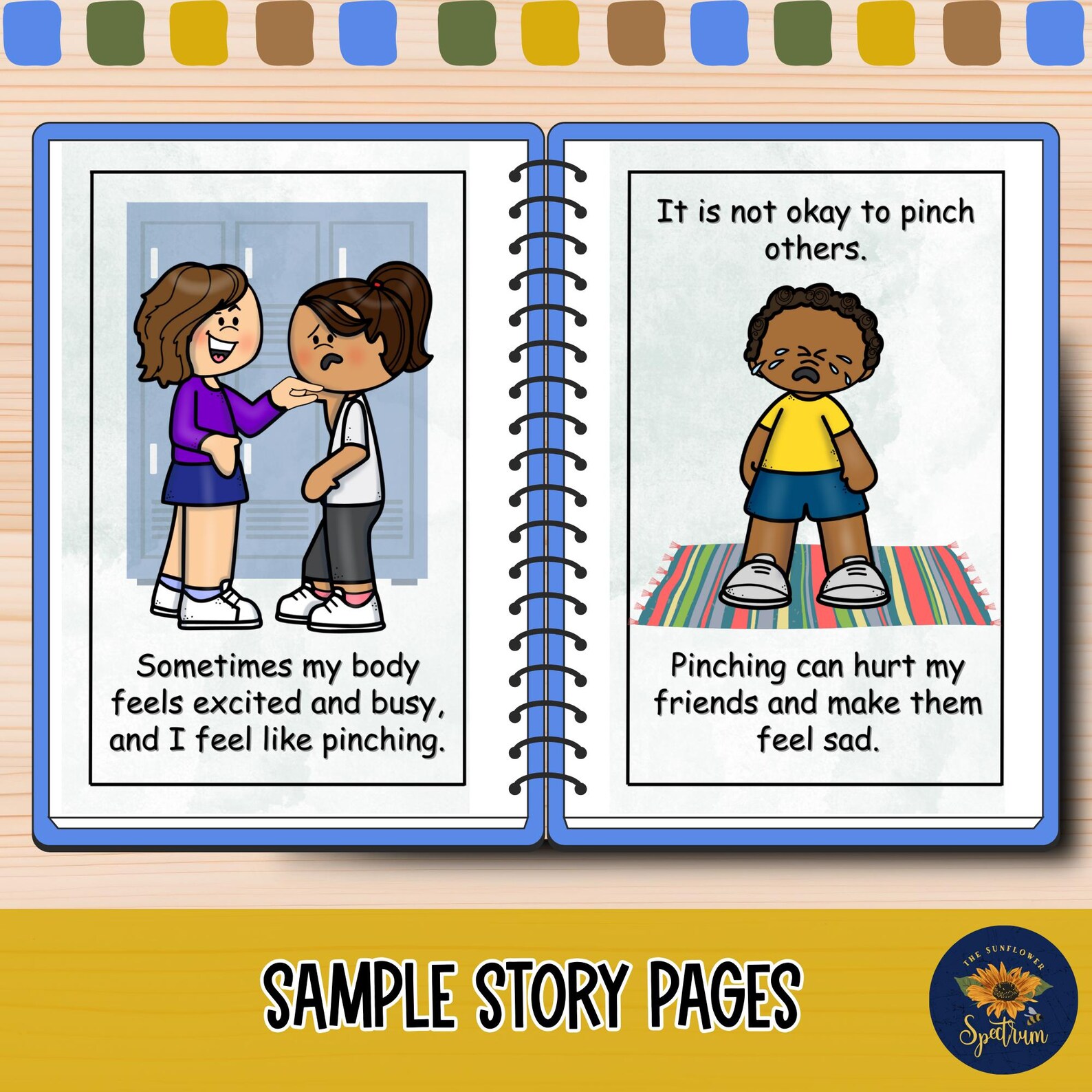 Aggressive Behaviors Social Story Bundle | No Pushing, No Kicking, No ...