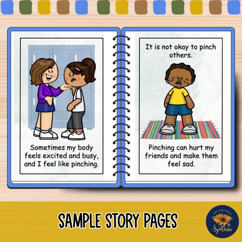 Aggressive Behaviors Social Story Bundle | No Pushing, No Kicking, No ...