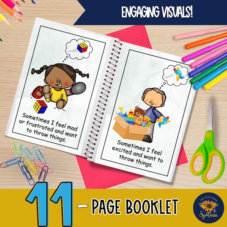 No Throwing Social Story | Behavior Management | Social Emotional ...