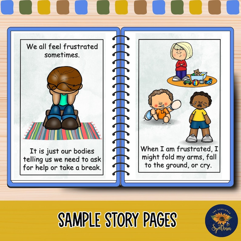 When I Feel Frustrated Social Story for Kids | Calming Strategies ...