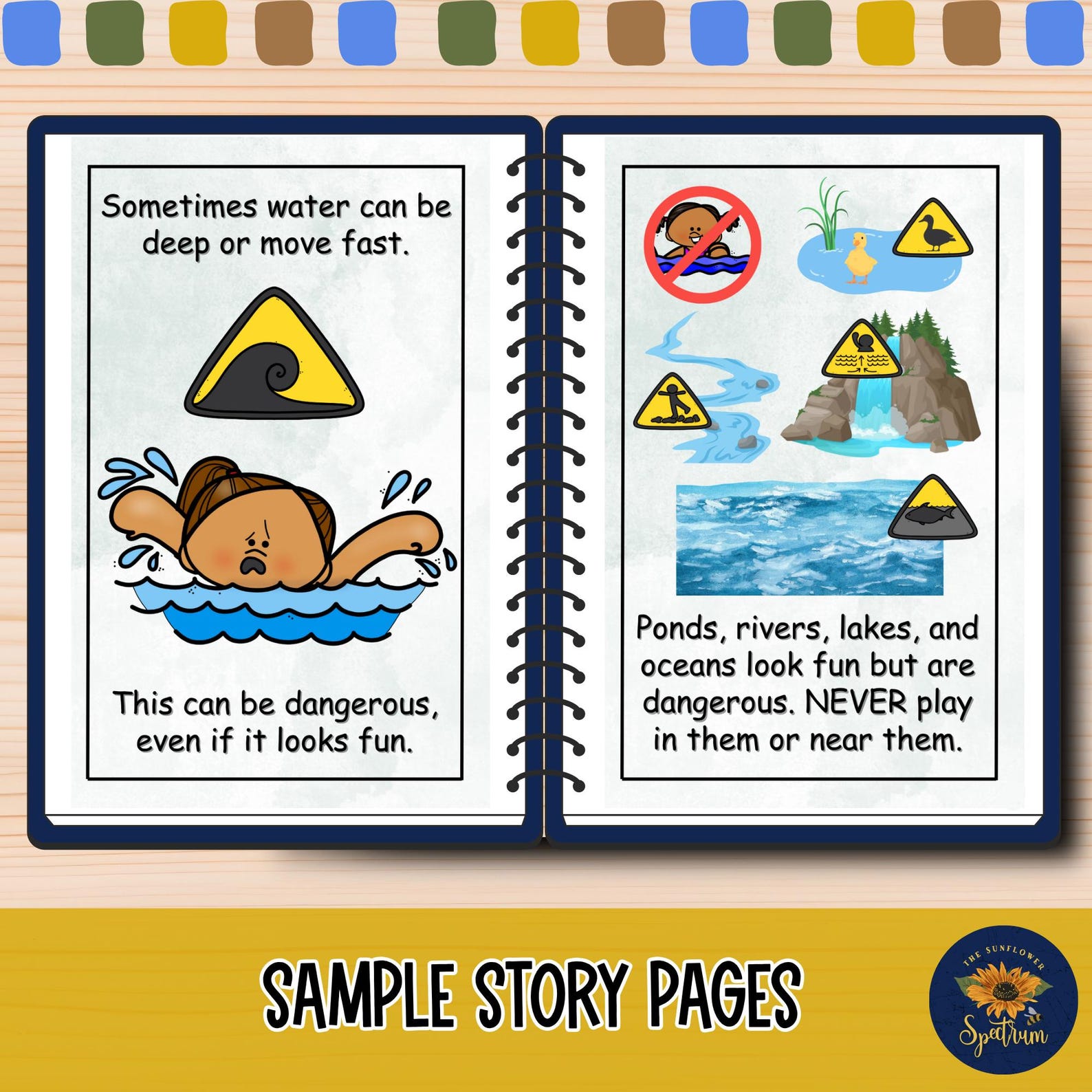 Water Safety Social Story + Sorting Activity | Autism and Water ...