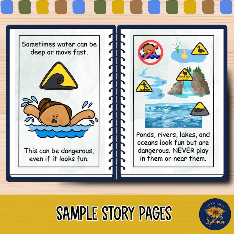 Water Safety Social Story + Sorting Activity | Autism and Water ...