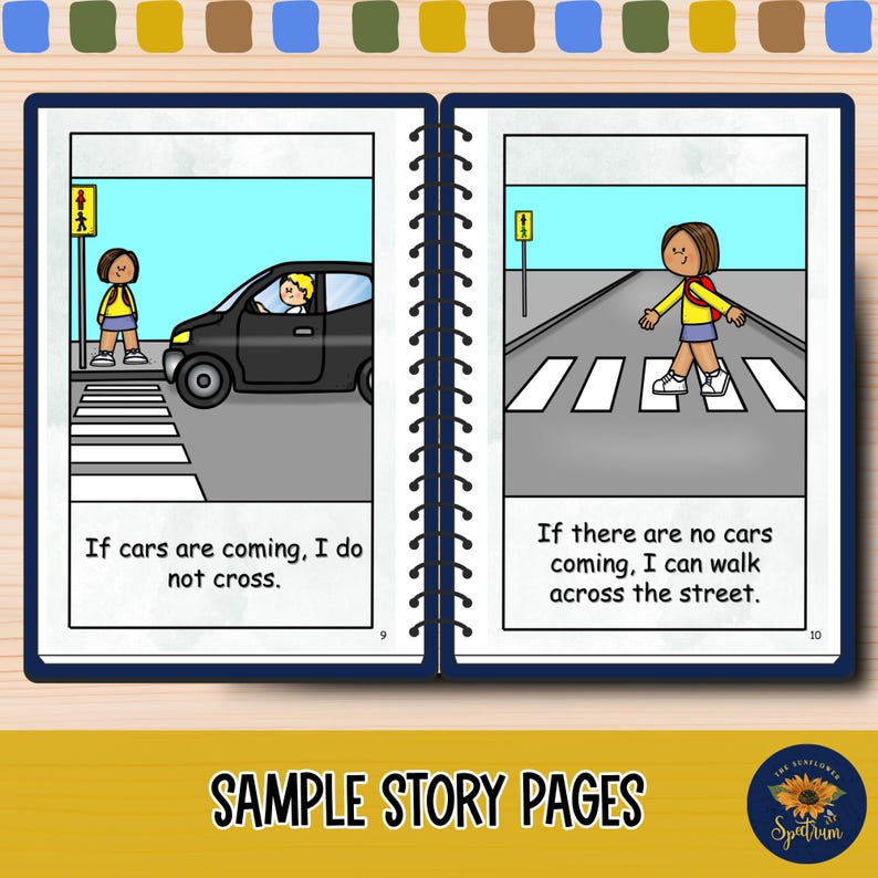 Street & Road Safety Social Story for Kids | Autism Safety | Crossing ...