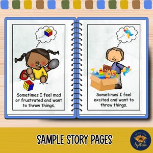 No Throwing Social Story | Behavior Management | Social Emotional ...