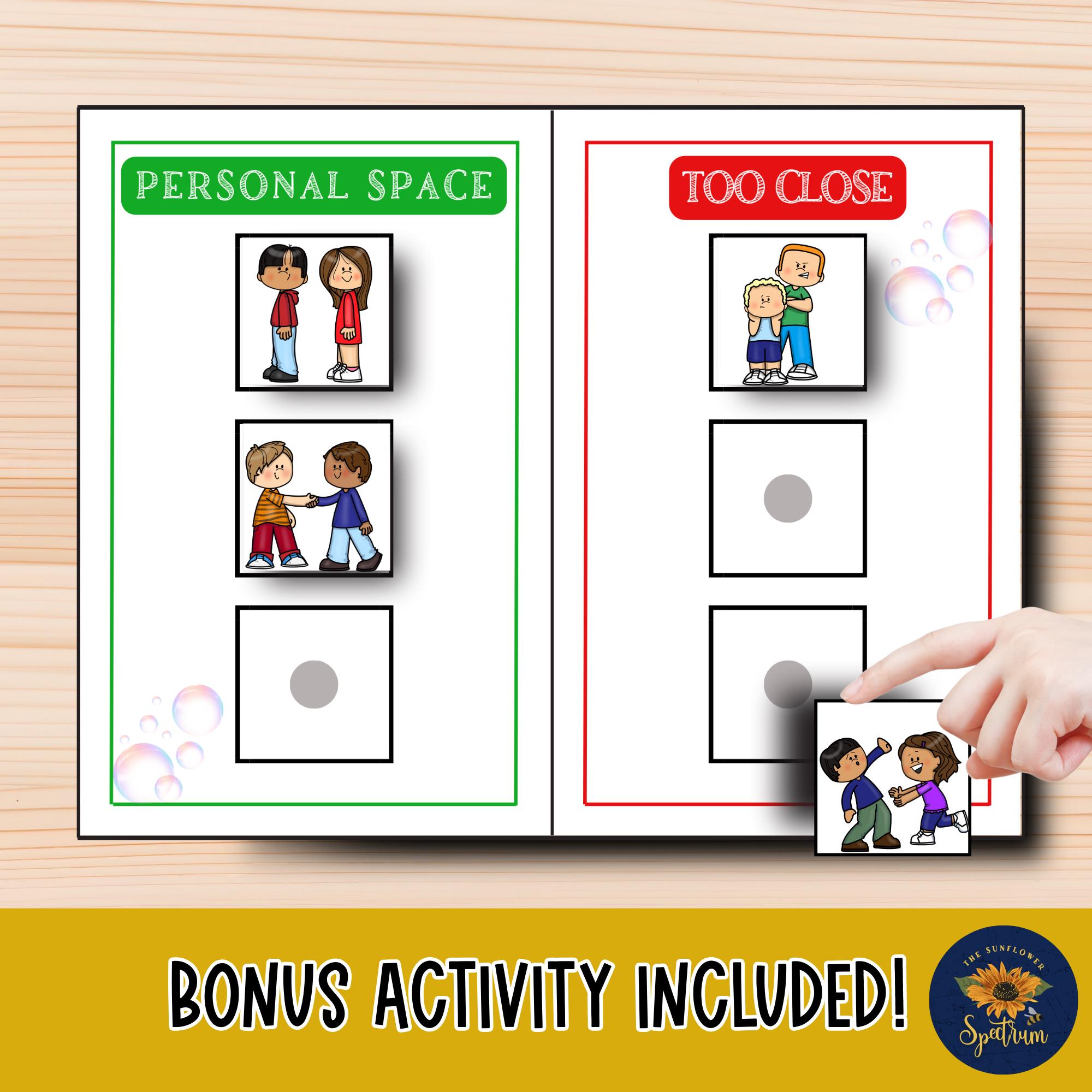 Personal Space Social Story | Teaching Personal Boundaries & Respecting ...