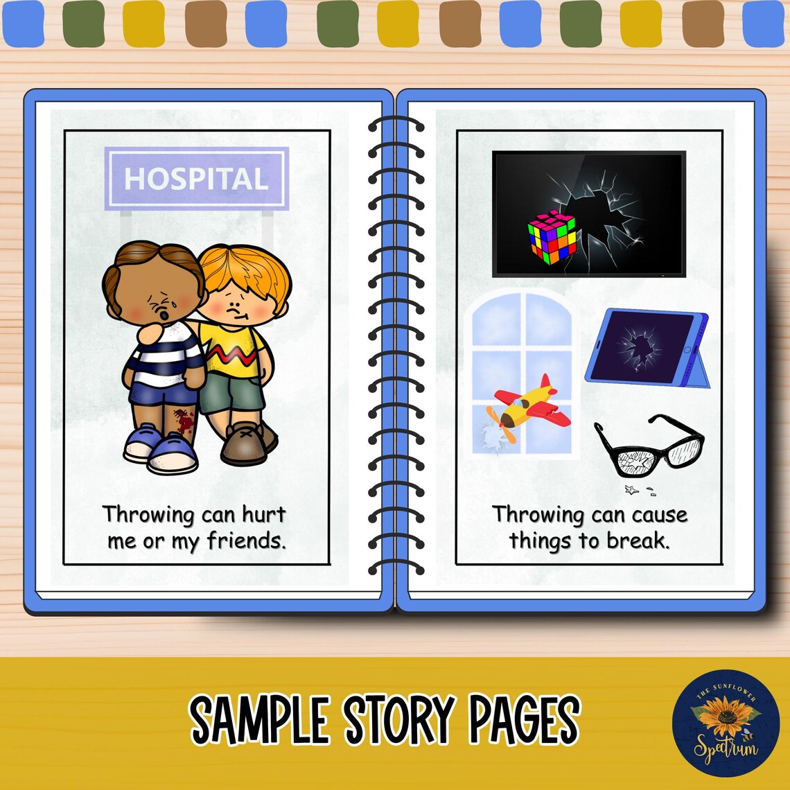 No Throwing Social Story | Behavior Management | Social Emotional ...