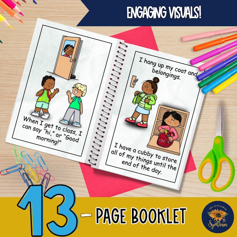 Classroom Rules Social Story | Printable | Classroom Routines Behavior ...
