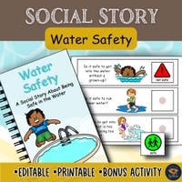 Water Safety Social Story - Swimming Safety for Kids - Etsy