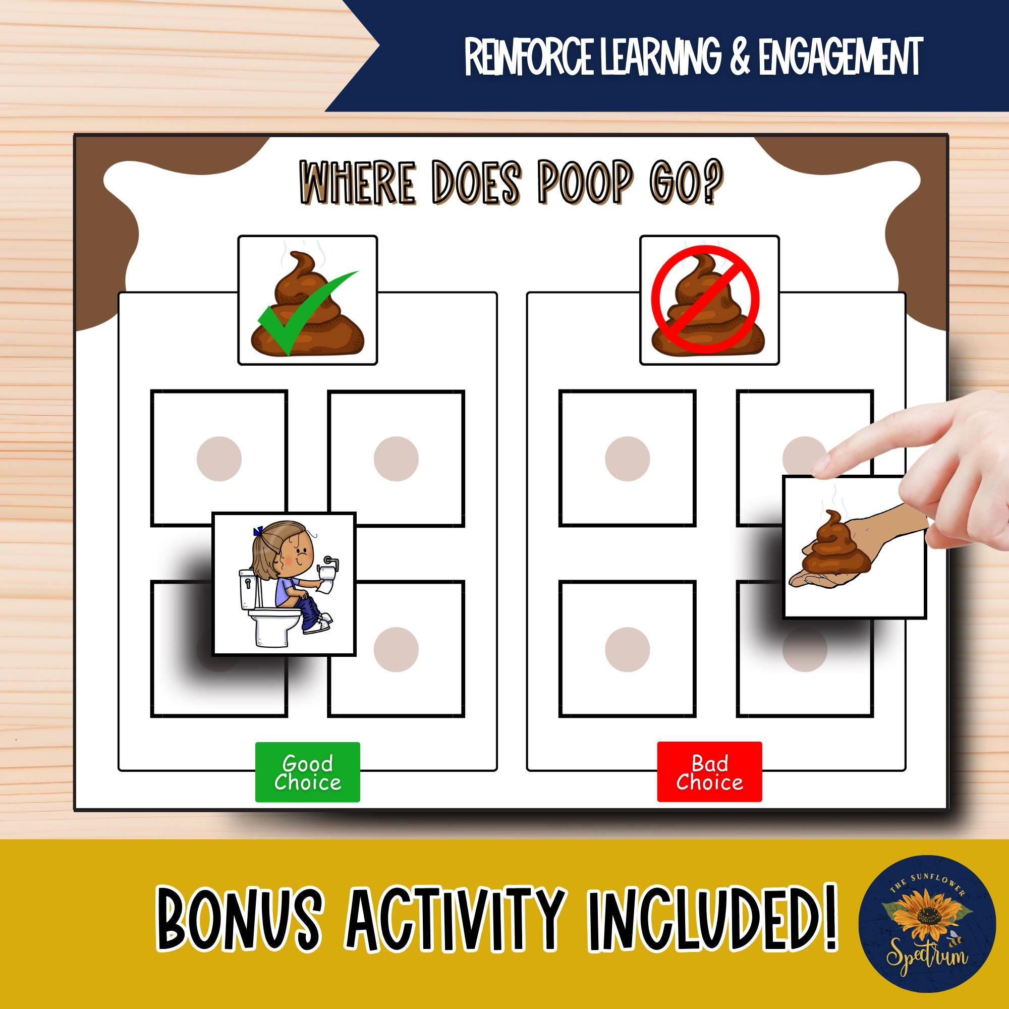 No Smearing Poop Social Story | Fecal Smearing & Sensory Seeking ...