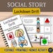 Lockdown Drill Social Story | School Safety Procedures | Emergency ...