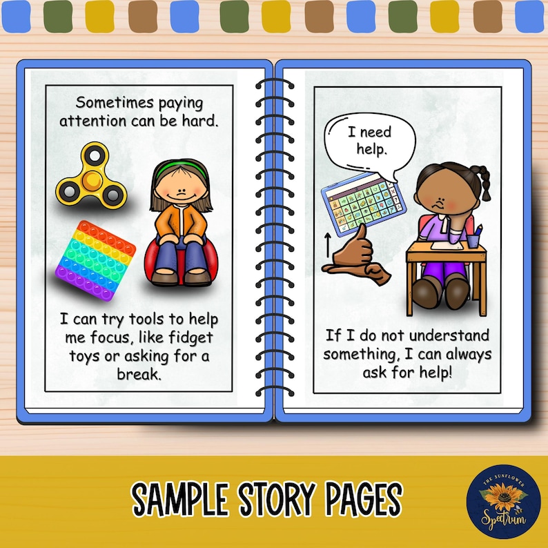 Whole Body Listening Social Story for Autism | Paying Attention ...