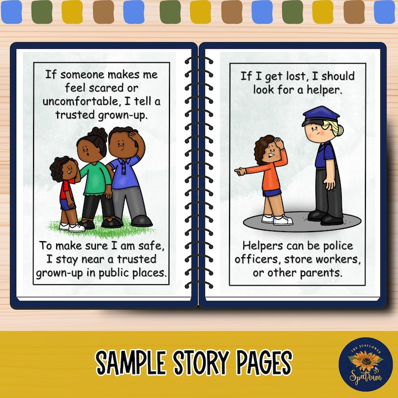 Stranger Danger Social Story for Kids With Autism + Safe Vs Unsafe Sort ...