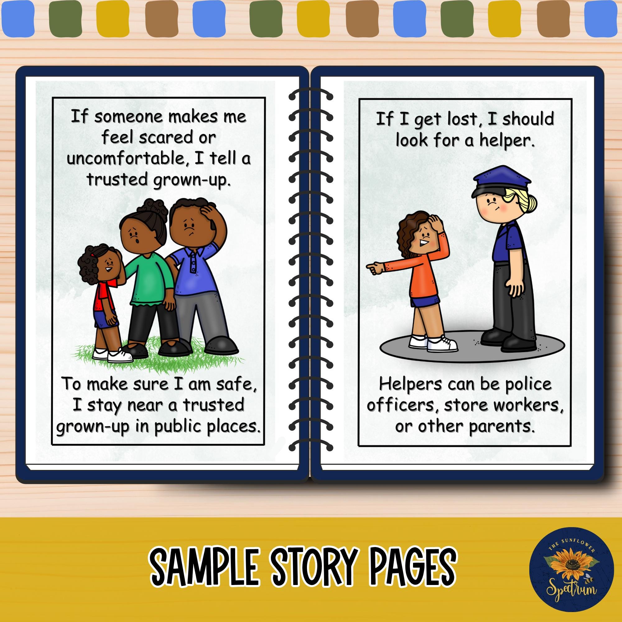 Stranger Danger Social Story for Kids With Autism + Safe Vs Unsafe Sort ...