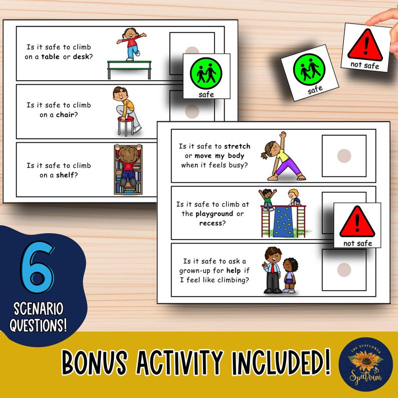 No Climbing Social Story for Kids | Climbing on Furniture | Behavior ...