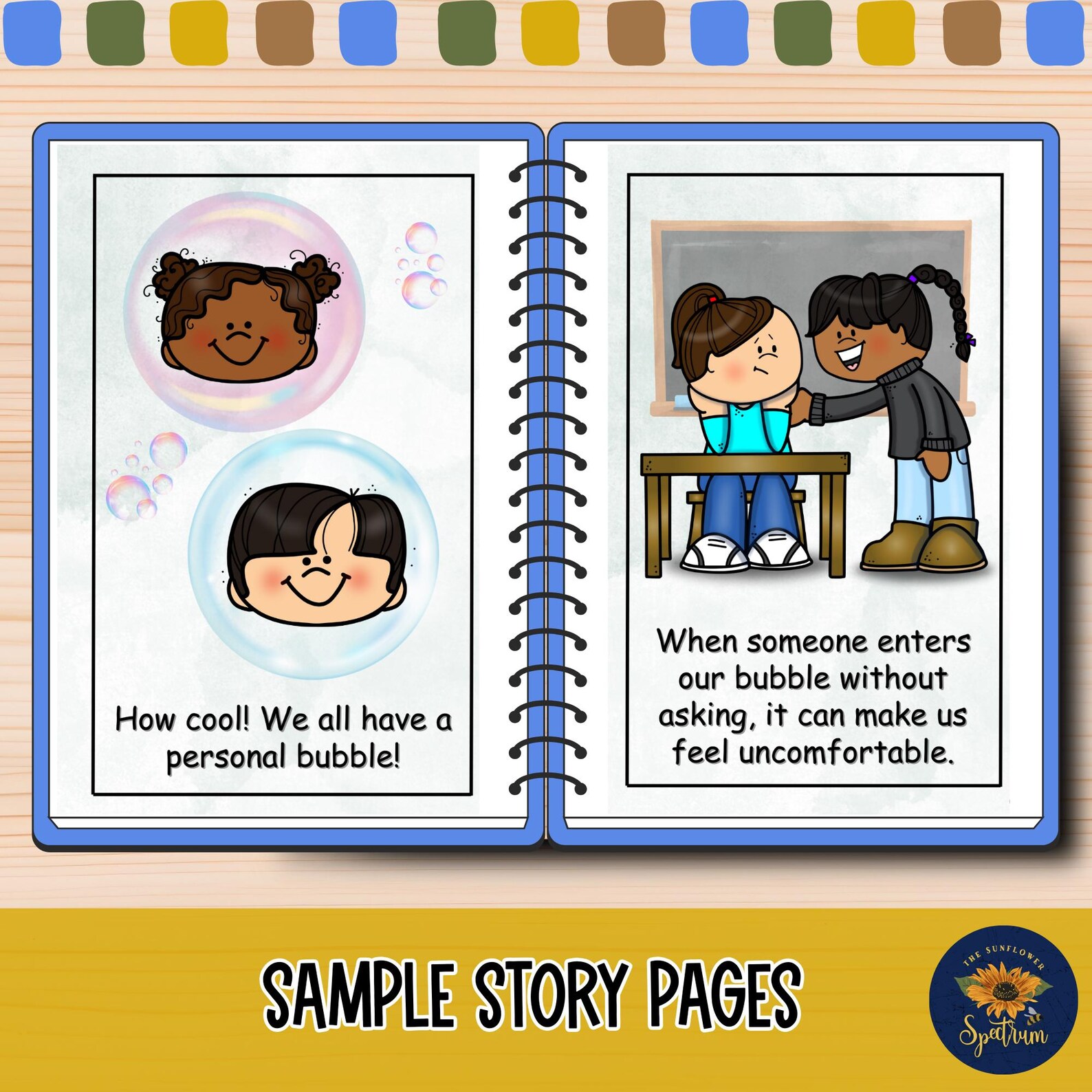 Personal Space Social Story | Teaching Personal Boundaries & Respecting ...