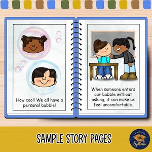 Personal Space Social Story | Teaching Personal Boundaries & Respecting ...