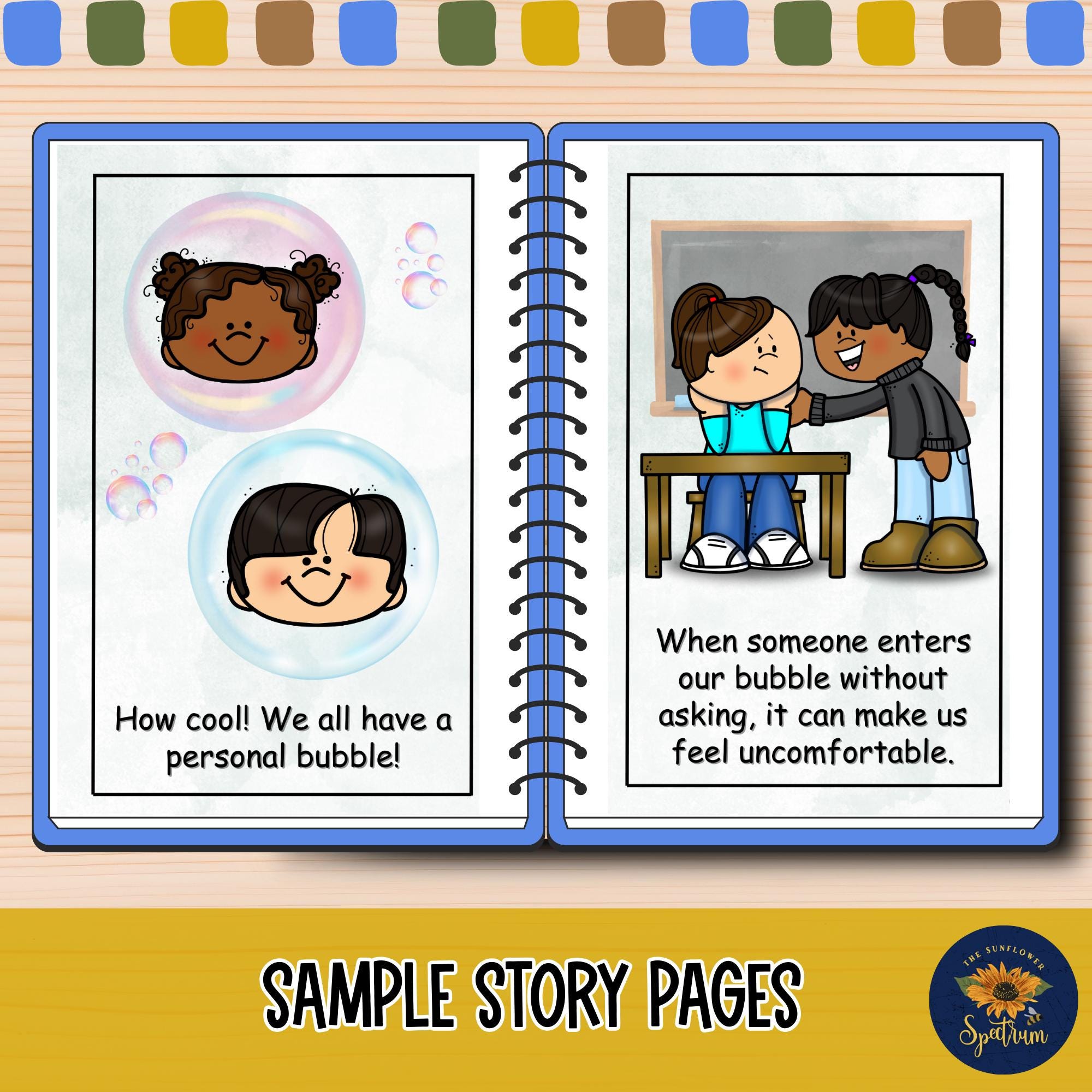 Personal Space Social Story | Teaching Personal Boundaries & Respecting ...