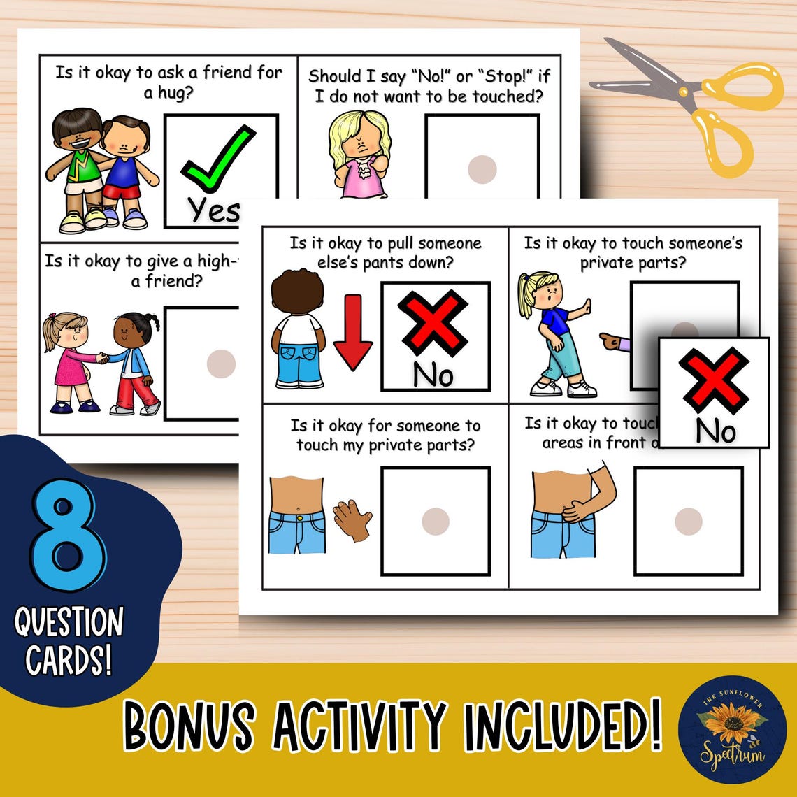 Inappropriate Touching Social Story for Kids | Body Safety + Consent ...