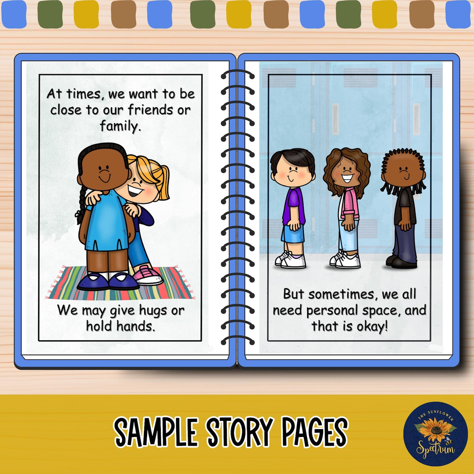 Social Boundaries Social Story Bundle for Autism | Personal Space, No ...