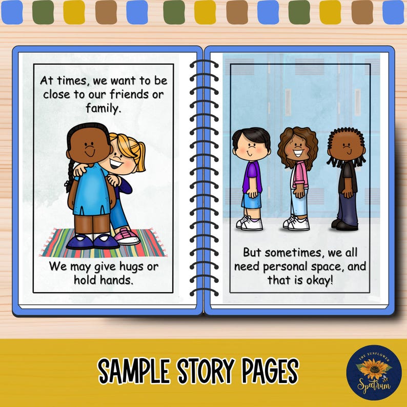 Social Boundaries Social Story Bundle for Autism | Personal Space, No ...