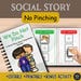 No Pinching Social Story | Self-regulation & Social Emotional Learning ...