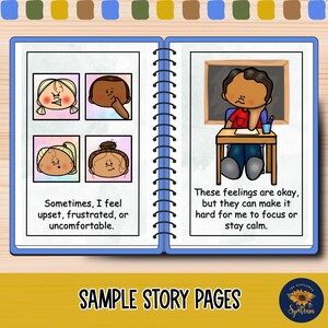 Calming Down Social Story for Kids | SEL Activities | Self-regulation ...