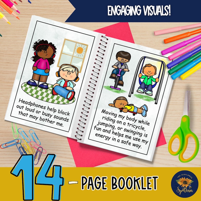 Calming Down Social Story for Kids | SEL Activities | Self-regulation ...
