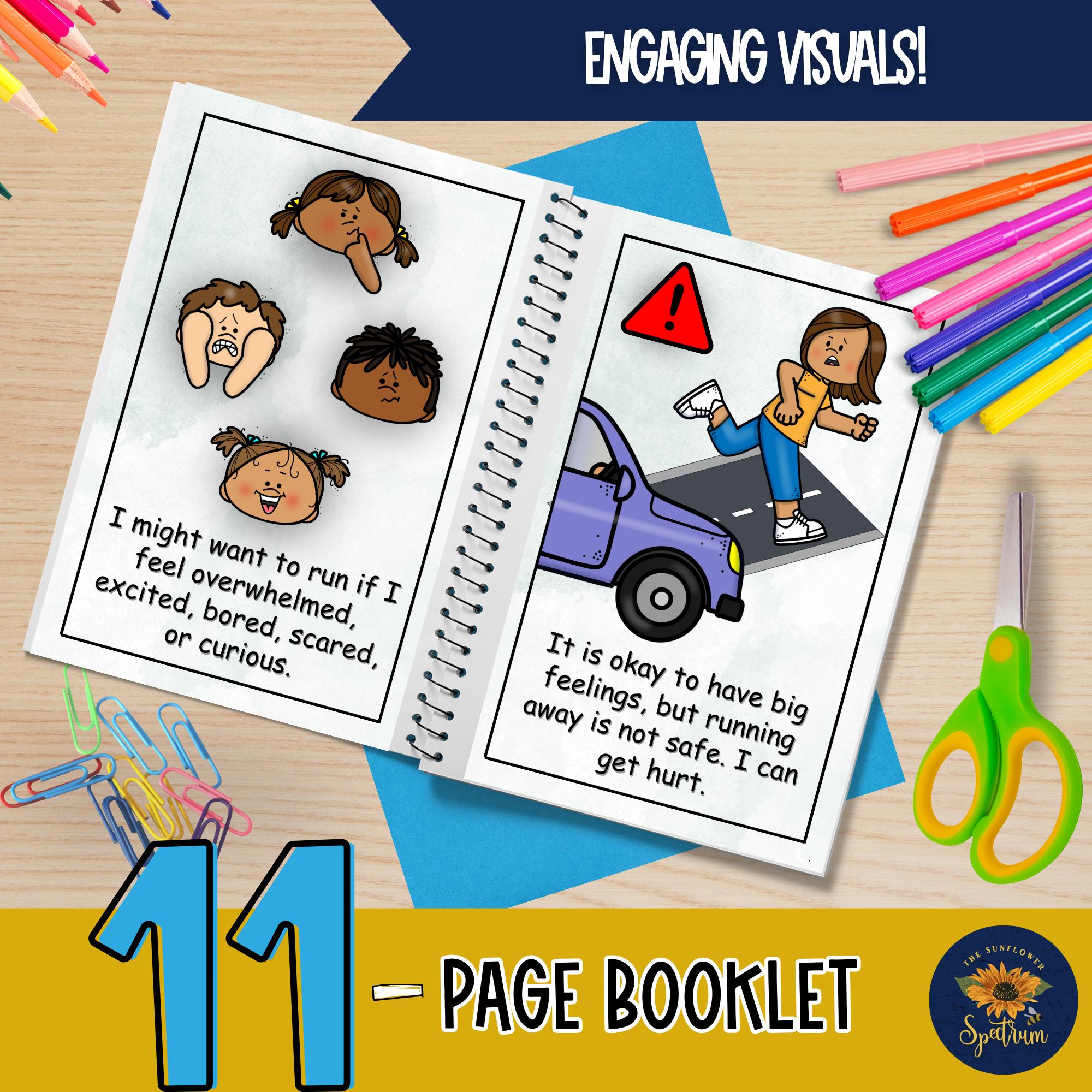 Social Story About Running Away | Eloping Social Story + Safety Visuals ...