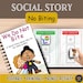 No Biting Social Story | Behavior Management | Autism Social Skills ...