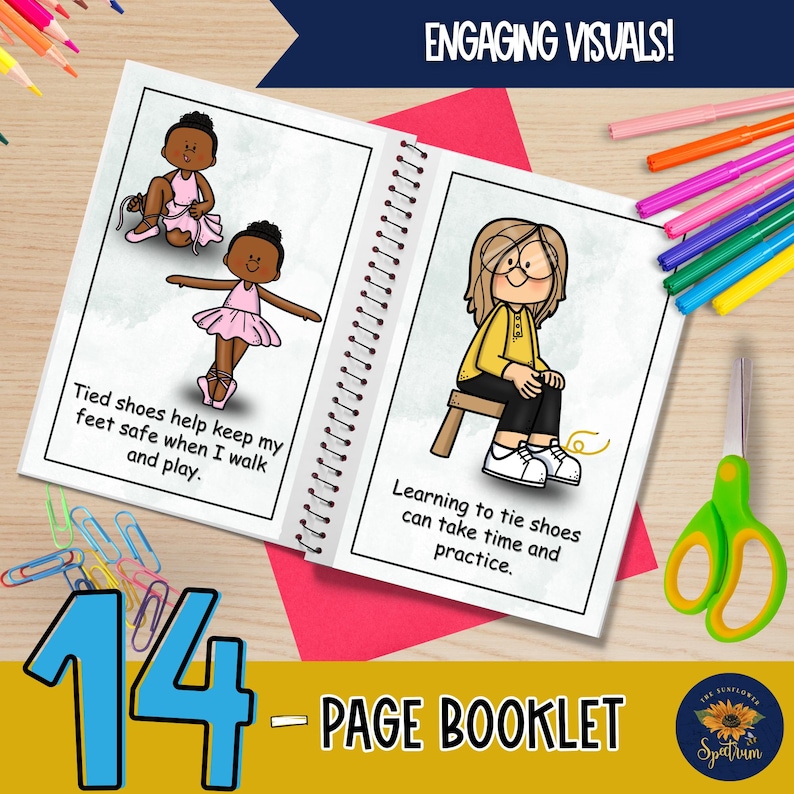 Social Story for Tying Shoes Practice | How to Tie Shoes Printable for ...