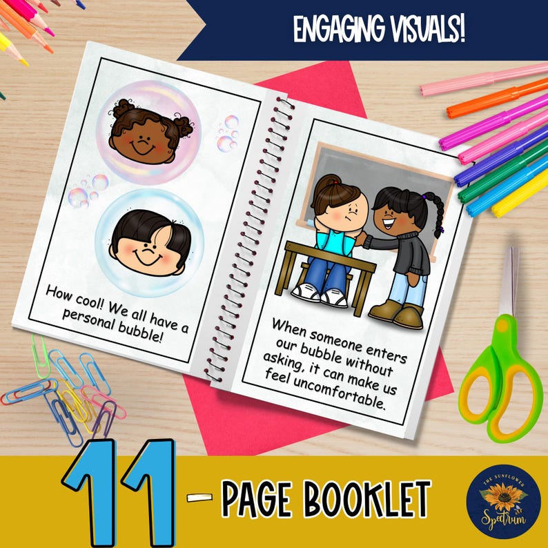 Personal Space Social Story | Teaching Personal Boundaries & Respecting ...