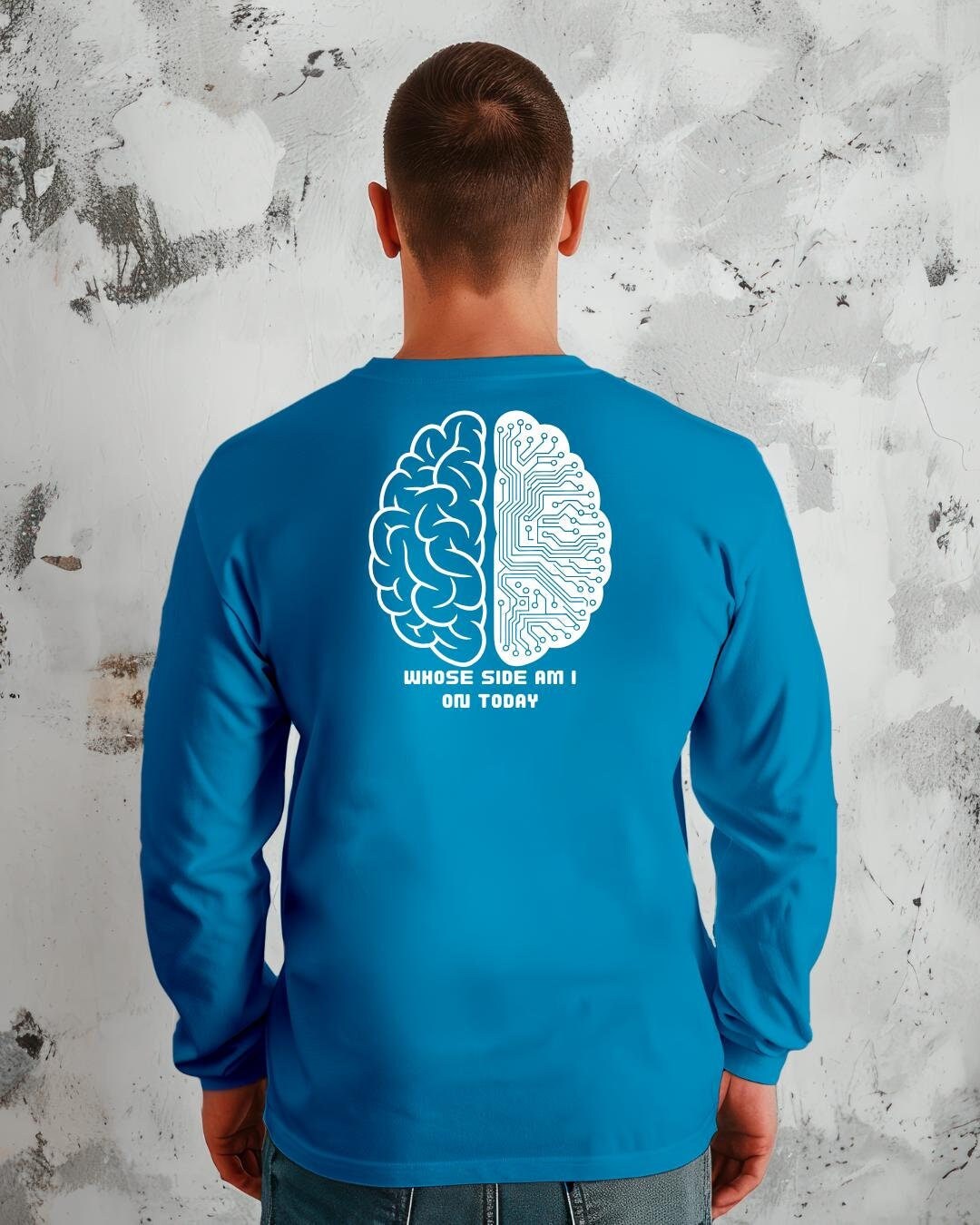 Funny Tech Brain T-shirt – AI Vs Human Shirt – Programmer Gift ...