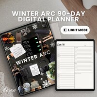 Winter Arc Challenge - Weekly/monthly - Pink Aesthetic Habit Tracker ...