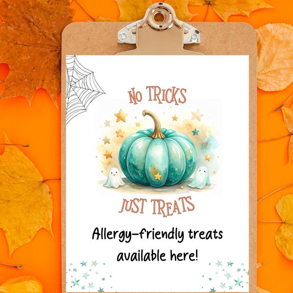 Teal Pumpkin - Etsy
