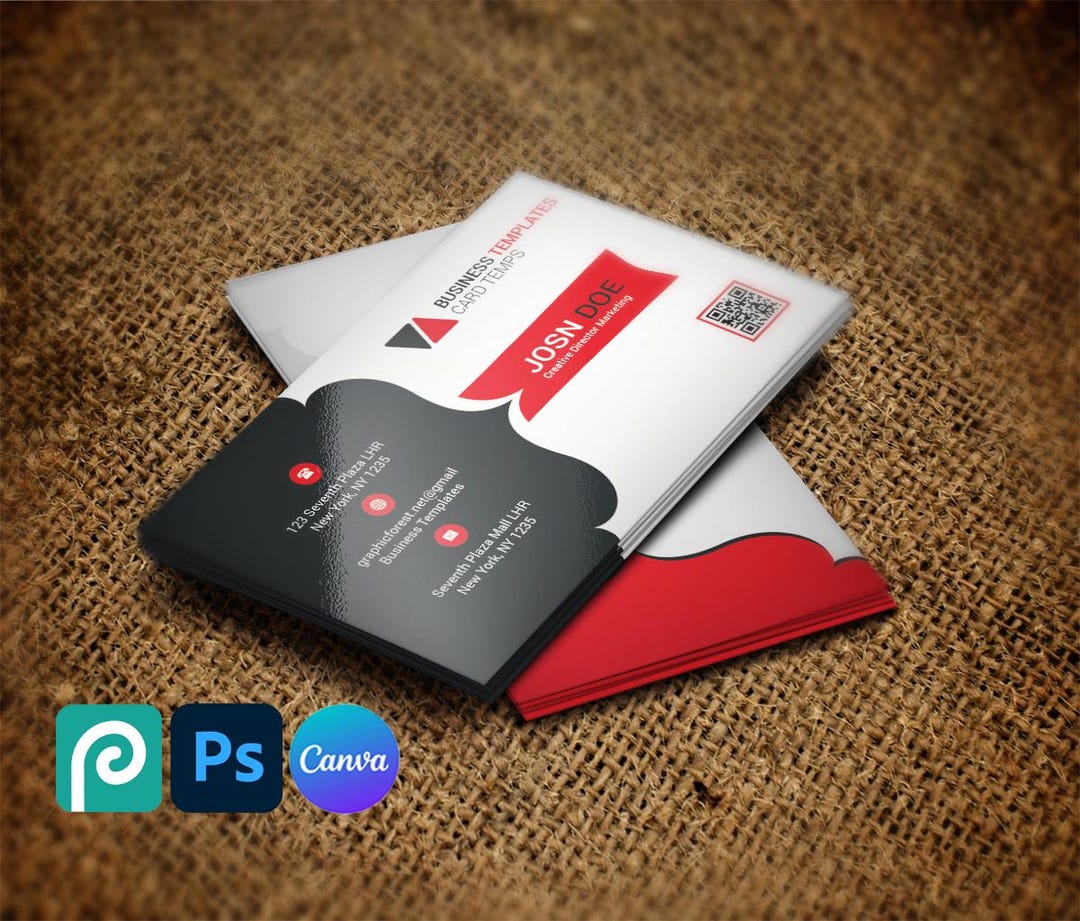 Editable Business Card Template | Printable Professional Business Card ...