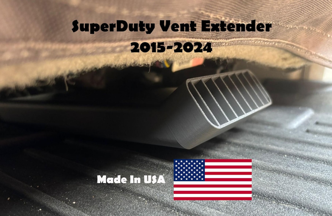 Ford Super Duty Rear AC Duct Extensions (2017-2024): Better Airflow ...