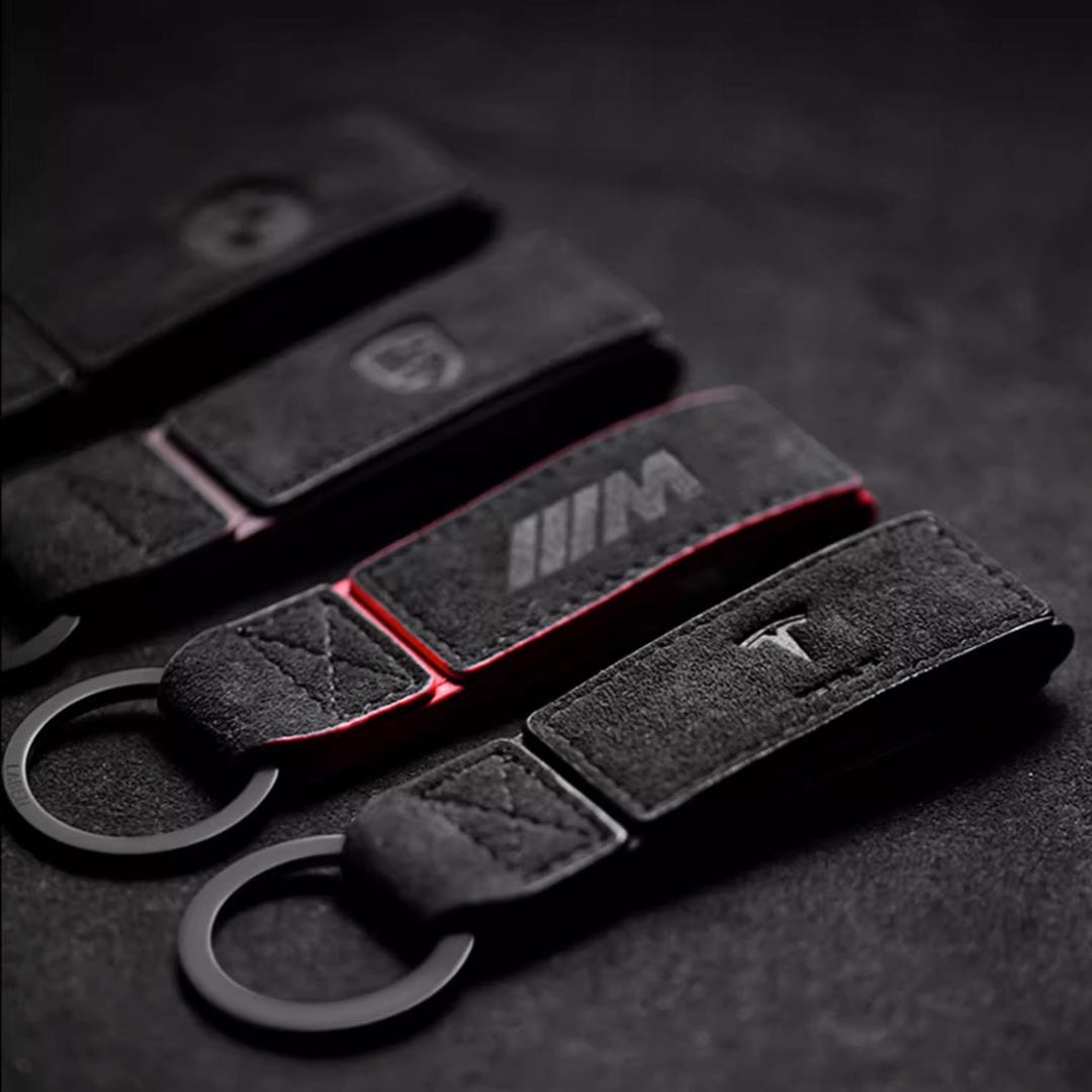 Custom BMW AMG AUDI Inspired Handmade Alcantara® Lether Car Logo ...