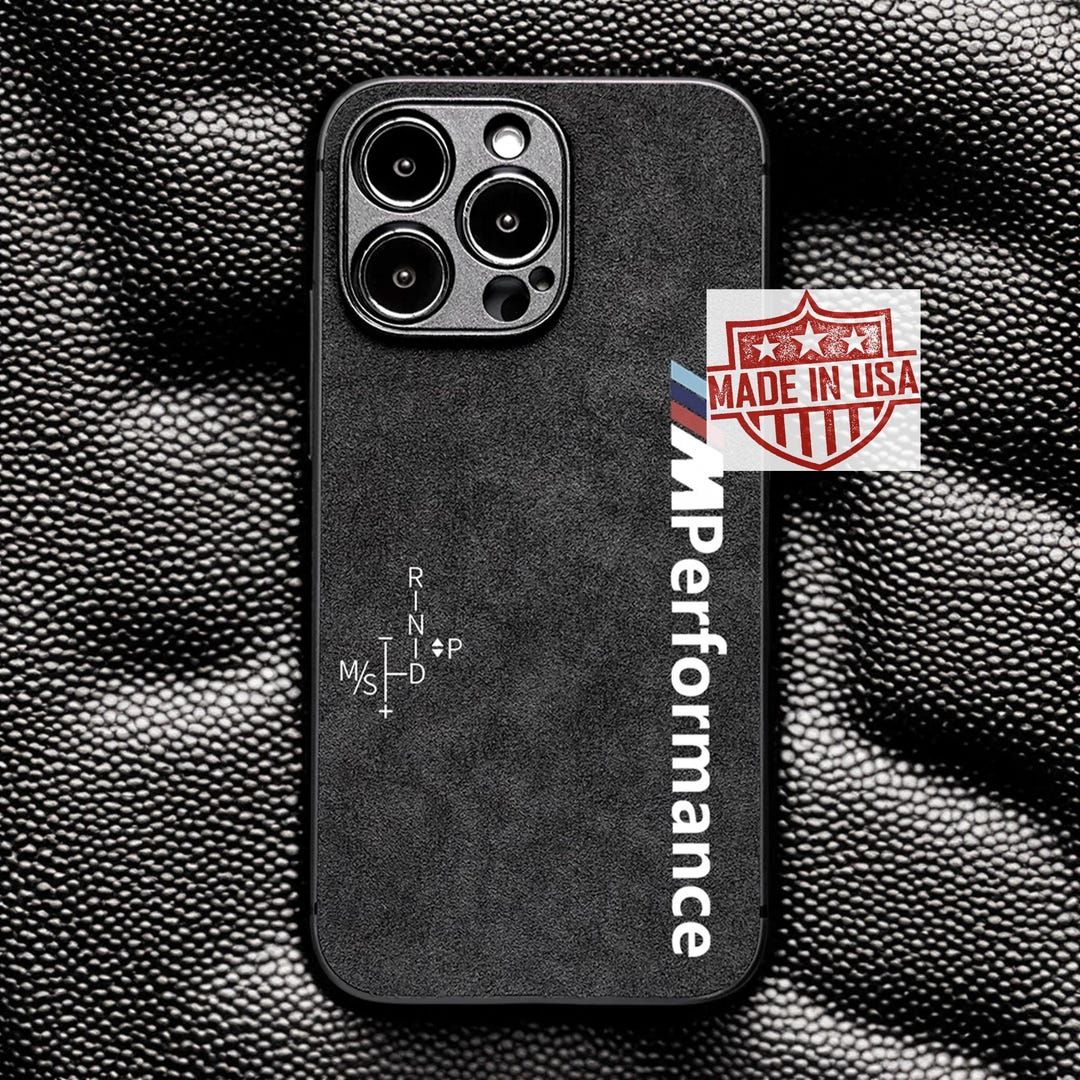 BMW - Inspired Handmade Faux Suede Phone Case| Sports Car Interior ...