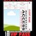 Rockstar Birthday Invitation: VIP Concert Ticket, Editable Template ...