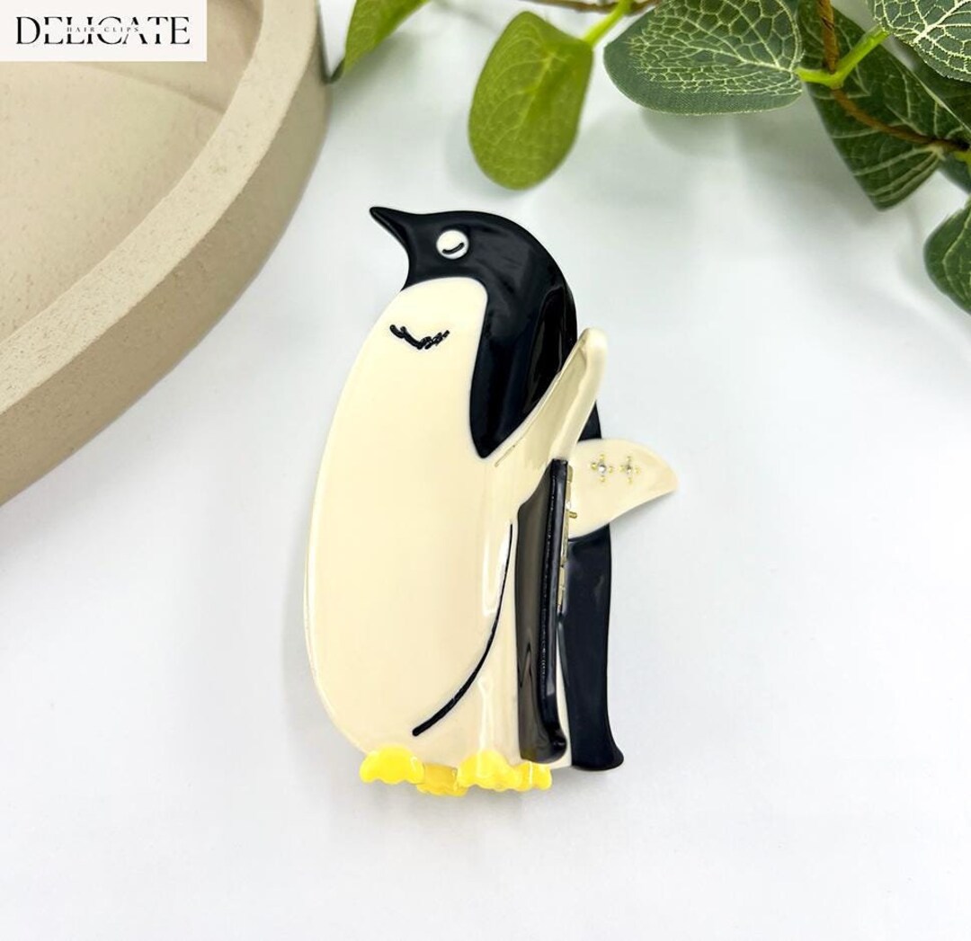 Penguin Hair Clip, Antarctic Animal Hair Claw, Fun Hair Accessories ...
