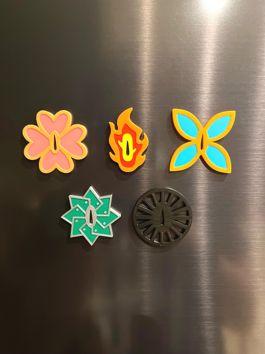 Demon Slayer Tsuba Magnets - Etsy