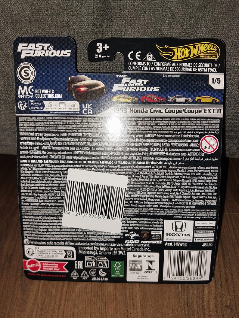 Hot Wheels Premium Fast & Furious "m" Assortment. the Set, Which ...
