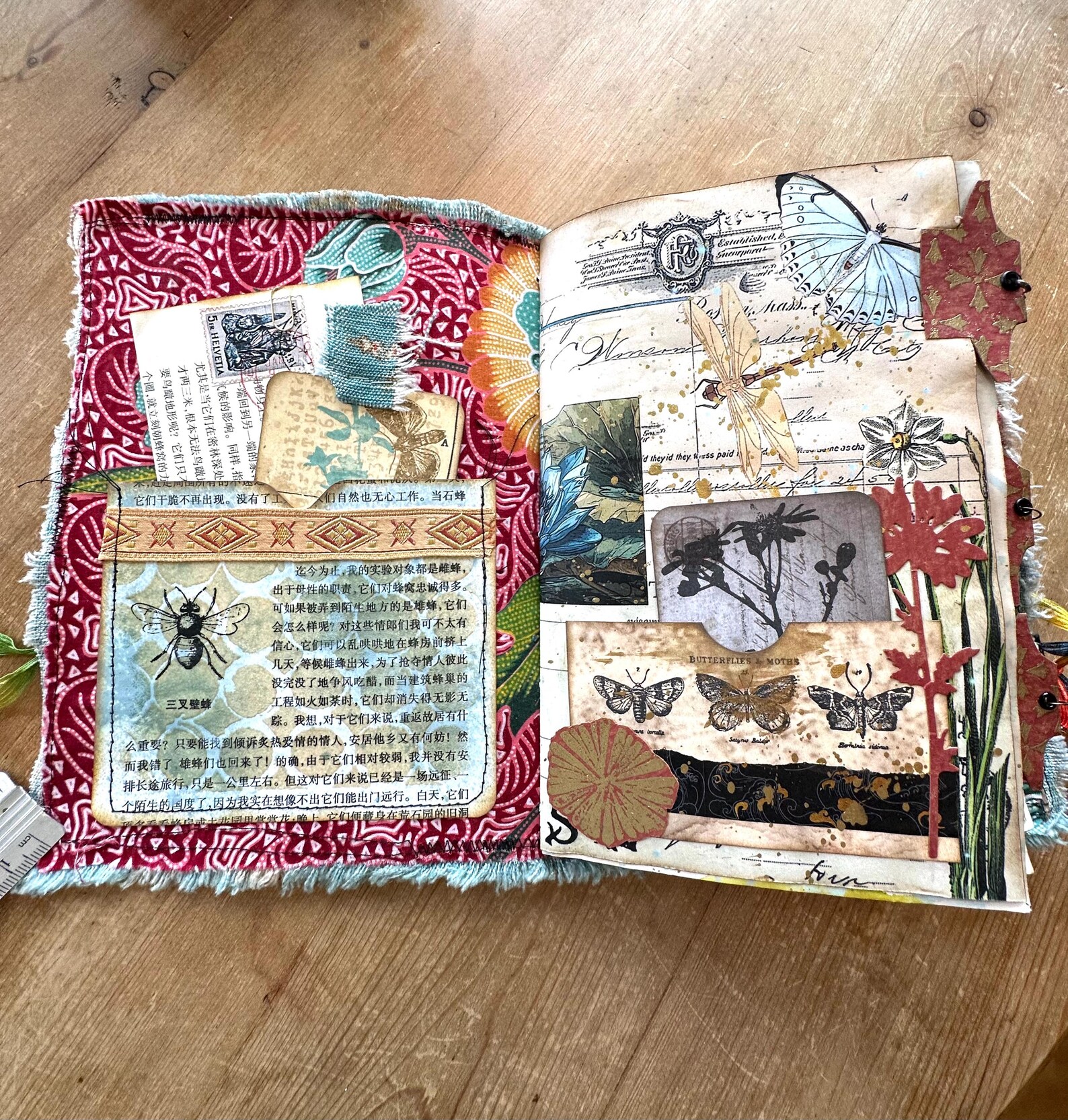 Asian-inspired Junk Journal - Etsy