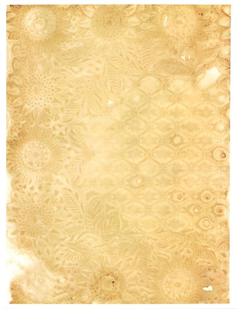 Coffee Dyed Paper - 6 Pages - Etsy