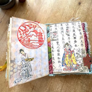 Asian-inspired Junk Journal - Etsy