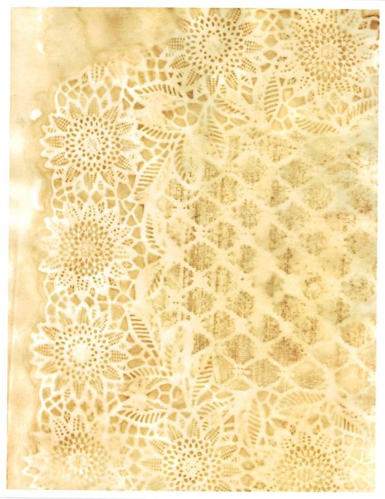 Coffee Dyed Paper - 6 Pages - Etsy
