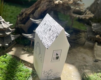 Paper Miniature House - Readymade - Paper Craft - Mini Dollhouse ...