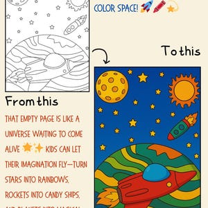 Space Coloring Pages for Kids | 20 Printable Space-themed Sheets ...