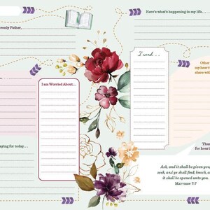 The KJV Prayer Map® Bible [mint Blossoms] - Etsy