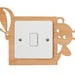 Bear Light Switch Surround | Wooden Switch Cover | 3mm Plywood ...
